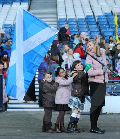 35756212-Annual giant Conga at Hampden stadium. St Mirin s primary ...