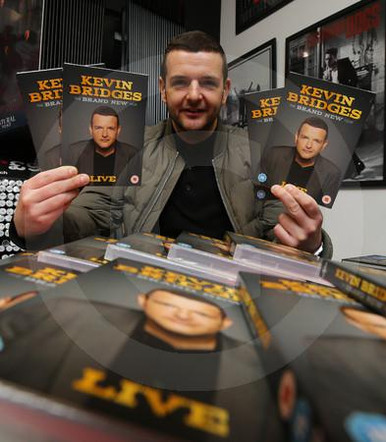 37282443-Comedian Kevin Bridges at hmv Glasgow Argyle Street where he ...