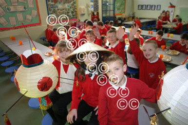 39885720-Ysgol Emmanuel pupils (Foreground) Katie Mills, Leia Gizzie ...