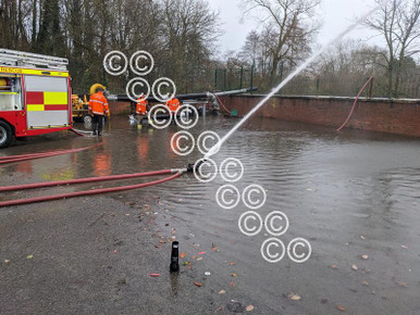39905132-Fire crews in Morrisons car park 461619796-ycp KD 10 Dec 2023 ...