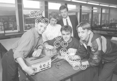 39930189-Flintshire bygones Students from Flint High School prepare an ...