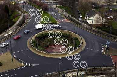 39932237-The Jacobs Well roundabout at the junction between Princes Way ...