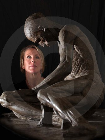 13953379-Edinburgh College of Art anatomy lecturer Joan Smith with the ...