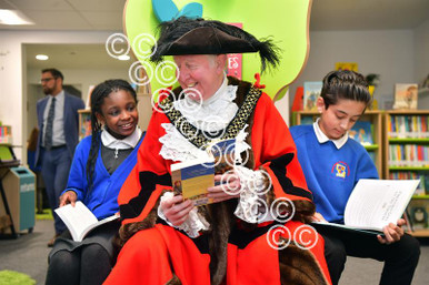 39942888-The Lord and Lady Mayor visited Feversham Primary Academy to open the library which has ...