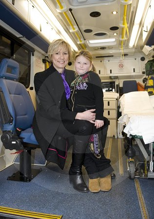 14029333-Alison McRae (left) wife of the late Scottish Rallying legend ...