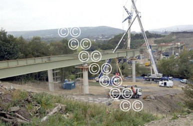 39973919-Building bridge over the River Aire at Cottingley (Image: T&A ...