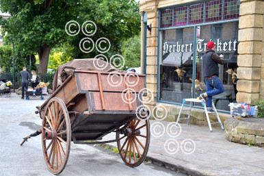 39984977-Filming for The Corral an Alan Bennett story which is being ...