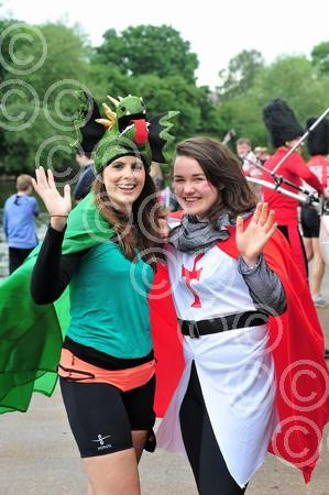 33292365-Thousands of people watched The Flotilla along the River ...