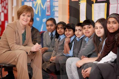 24101606-Deputy First Minister Nicola Sturgeon with the Eco Committee ...
