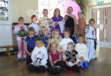 40037744-Acrefair School dress in Chinese costume for their Jubilee ...
