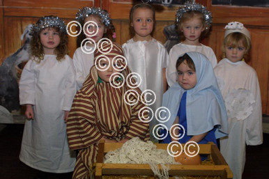 40037726-NATIVITY AT YSGOL ACREFAIR.Pupils of Ysgol Acrefair dressed up ...