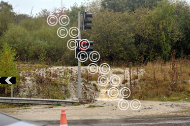 40049974-Chain Bar roundabout is closed due to flooding caused by a ...