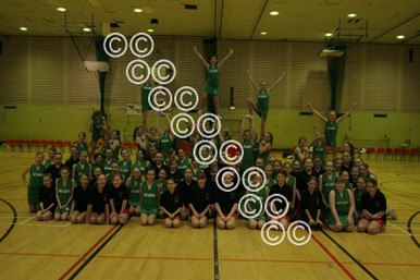 40055454-Cheerleaders from Connahs Quay High School perform at Deeside ...
