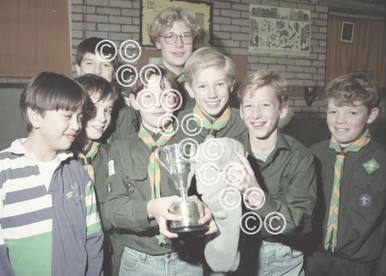 40056899-Wrexham bygones Members of 1st Overton Scouts, who won the ...