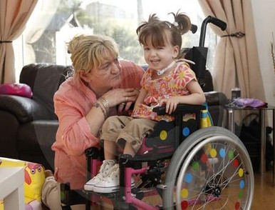 27146160-Four year old Lily Duffy pictured at home in Castlemilk ...