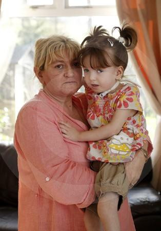27167403-Four year old Lily Duffy pictured at home in Castlemilk ...