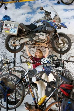 27173746-Epic Explorer Kate Rawles at the Adventurers Exhibition at the ...