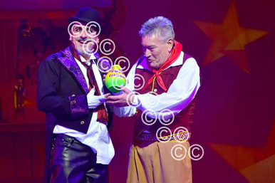 40075746-Chris Gascoyne as the evil Stromboli and Billy Pearce as ...