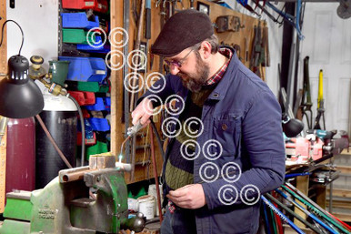 40080783-Working to create hand crafted Bicycles at Ellis Briggs in ...