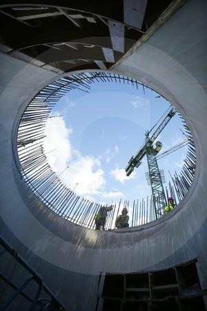 23588624-Workers pictured working on one of the three driven voids of ...