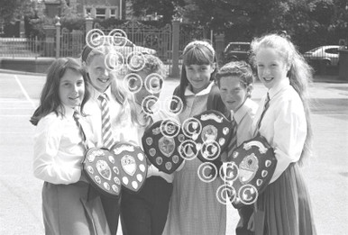 40087500-Flintshire bygones Pupils at Ysgol Bryn Coch, Mold, who were ...