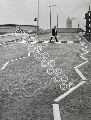40103478-Bolton's first zigzag zebra crossing Folds Road, 1971 ...