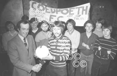 40105828-Wrexham bygones Coedpoeth FC presentation, January 1982 ...