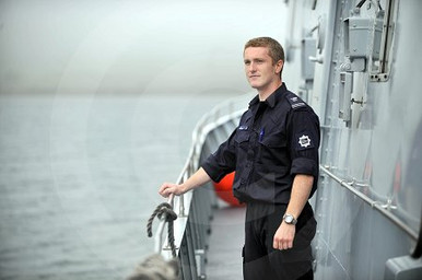 15508827-Photo Jamie Simpson. HMCC Sentinel is a Cutter ship with the ...