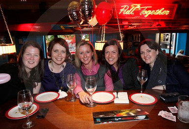 17543494-T. G. I Friday s 25th birthday party at the Glasgow restaurant ...