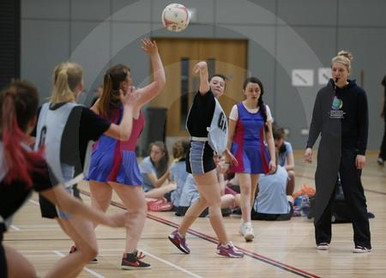 24950889-Secondary School Netball Tournament at the Emirates arena. St ...