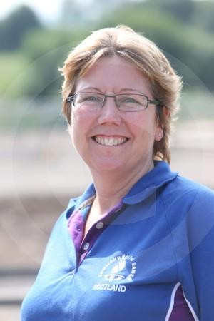 25039432-Athletes Adam Cox and Lynsey Gallagher `visted the Games ...