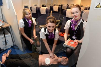 27604482-Picture Nick Ponty Students who are studying the Air Cabin ...