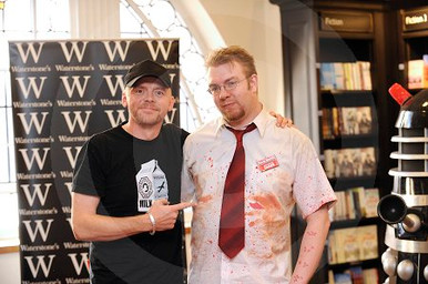 16294536-Simon Pegg signs his new book "Nerd Do Well" at Waterstones ...