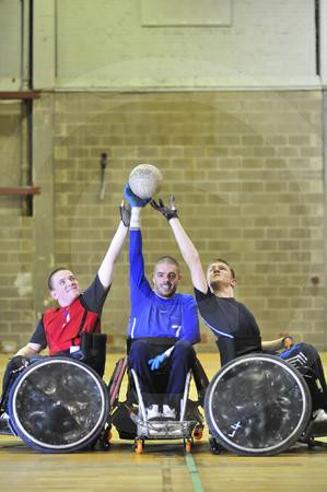 18985066-Photo Jamie Simpson. Wheelchair Rugby aka Murderball team GB ...