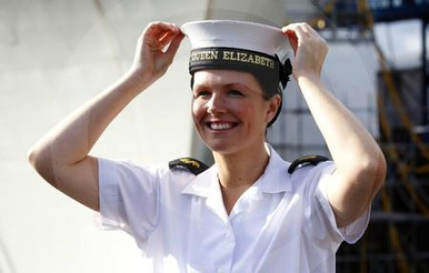 22515159-Royal Navy Leading Hand Claire Butler, the first crew member ...