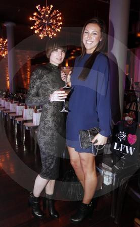 23208960-Glasgow - November 8: L-R Amanda McHale and Pepe Terry attends the Little Black Dress ...