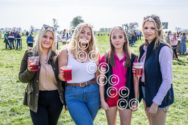 40314136-Bedale point to point races. From left, Katy Steels, Aimee ...