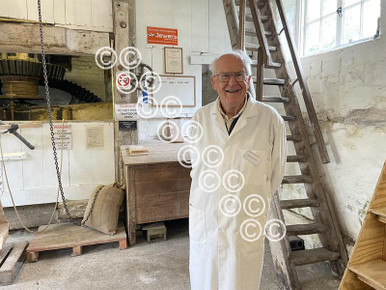 40338966-John Wilkin is a miller and he will show you how flour is ...