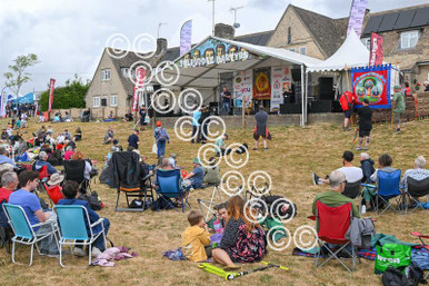 40361117-Crowds on the grass in front of the main stage at the ...