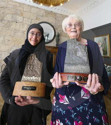 39415628-Maureen Potter, Chair of Friends of Langlands Moss, winner of ...