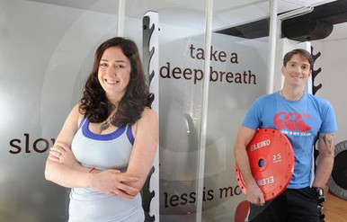 18507053-Husband and wife team, Ash and Rachel Boddy, who own health ...
