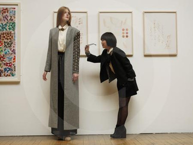 18552172-Ieva Gurklyte, left, a model with Model Team pictured wearing ...