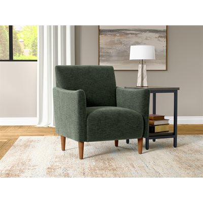 The Letty Green Accent Chair is available at Cramers Home Furnishings ...