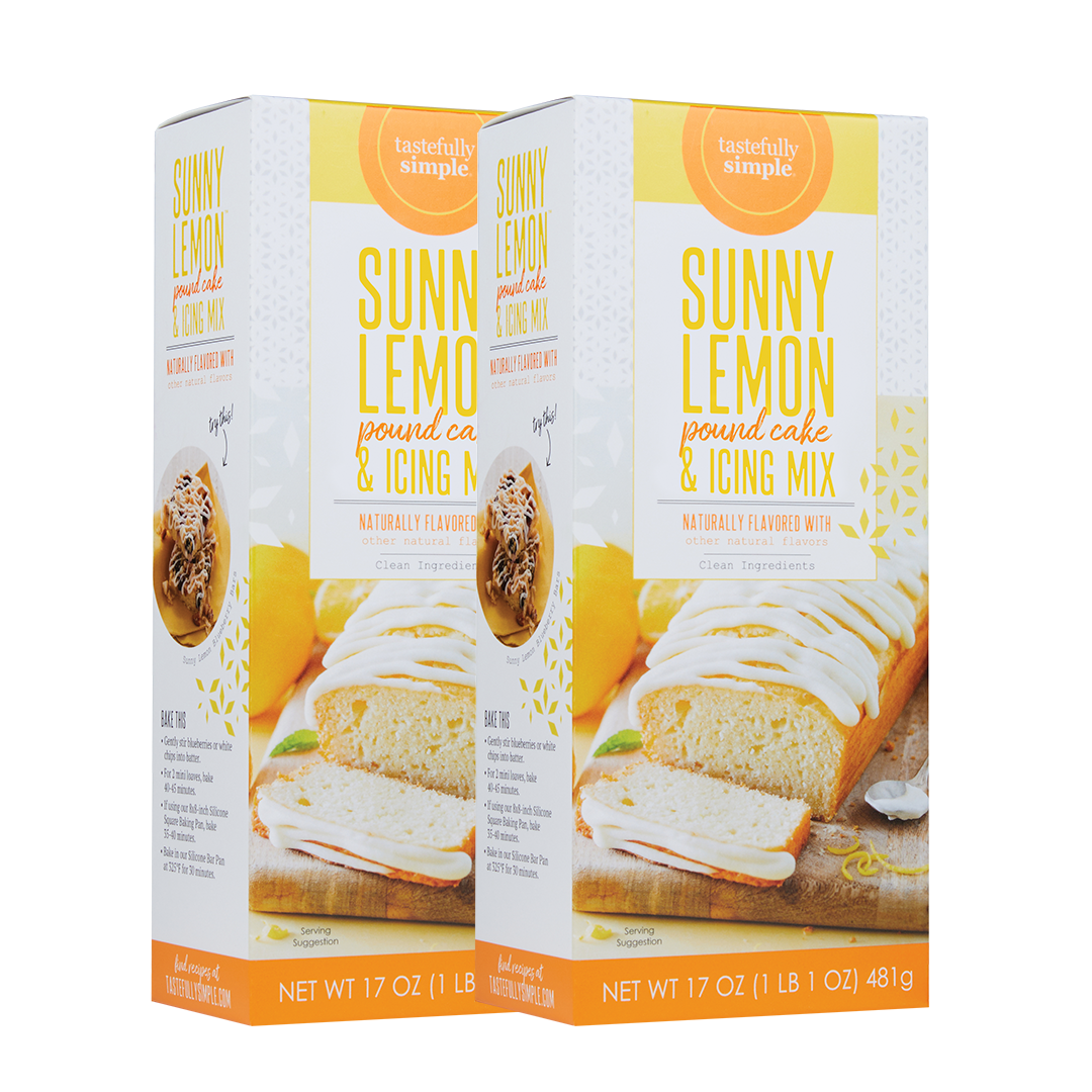 Sunny Lemon™ Pound Cake & Icing Mix Value Pack | Tastefully Simple