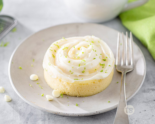 Frosted Key Lime Quick Cake