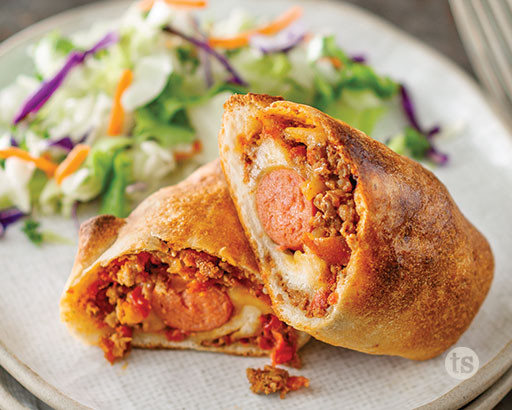 Chili Cheese Dog Wraps