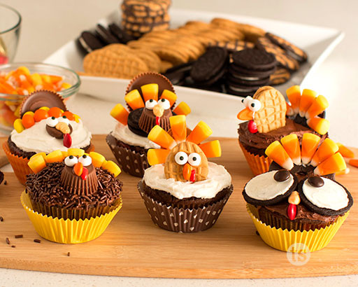 Gobble 'Em Up Cupcakes