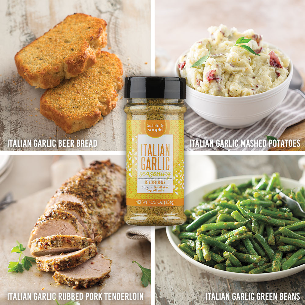 Italian Garlic Seasoning | Tastefully Simple
