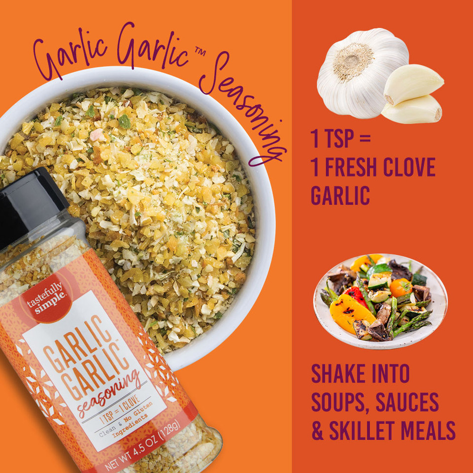 Garlic Garlic Seasoning | Tastefully Simple