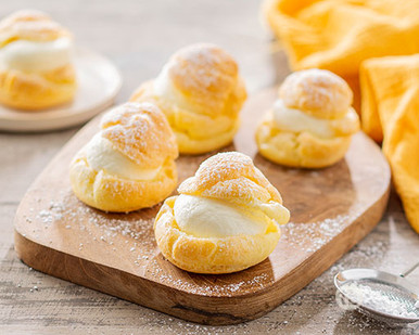 Mango Cream Puffs